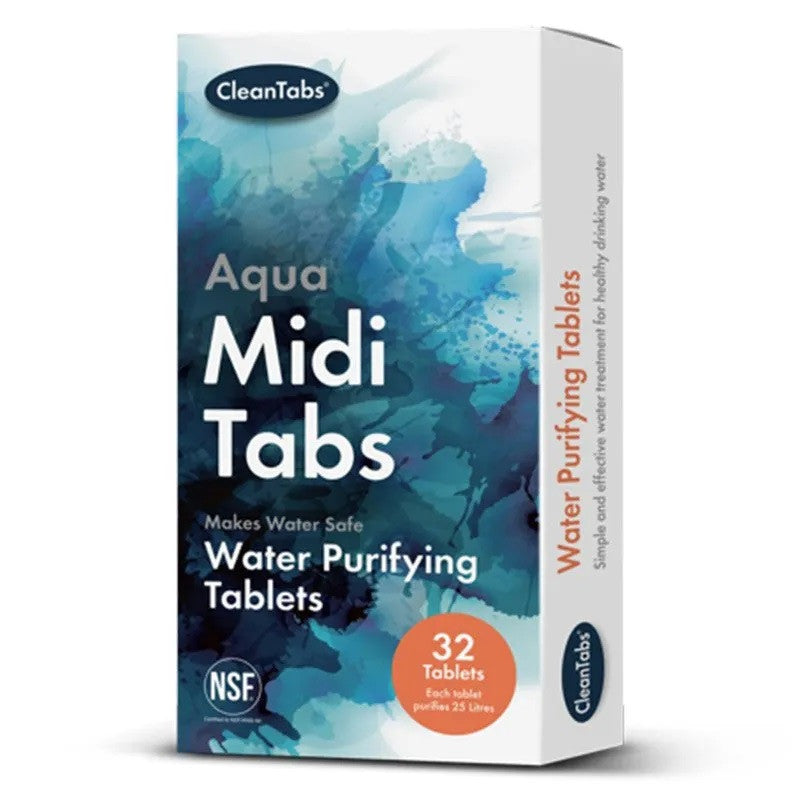 CleanTabs Aqua Midi Tabs Water Purifying Tablets – Car and Caravan
